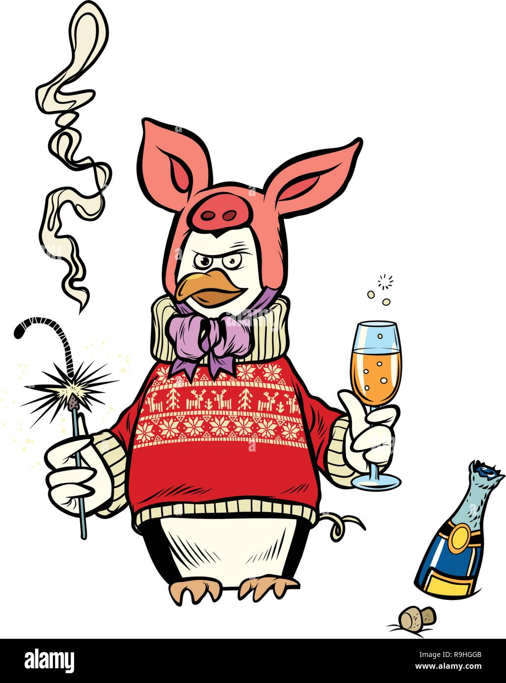 New year festival china costume Stock Vector Images - Alamy