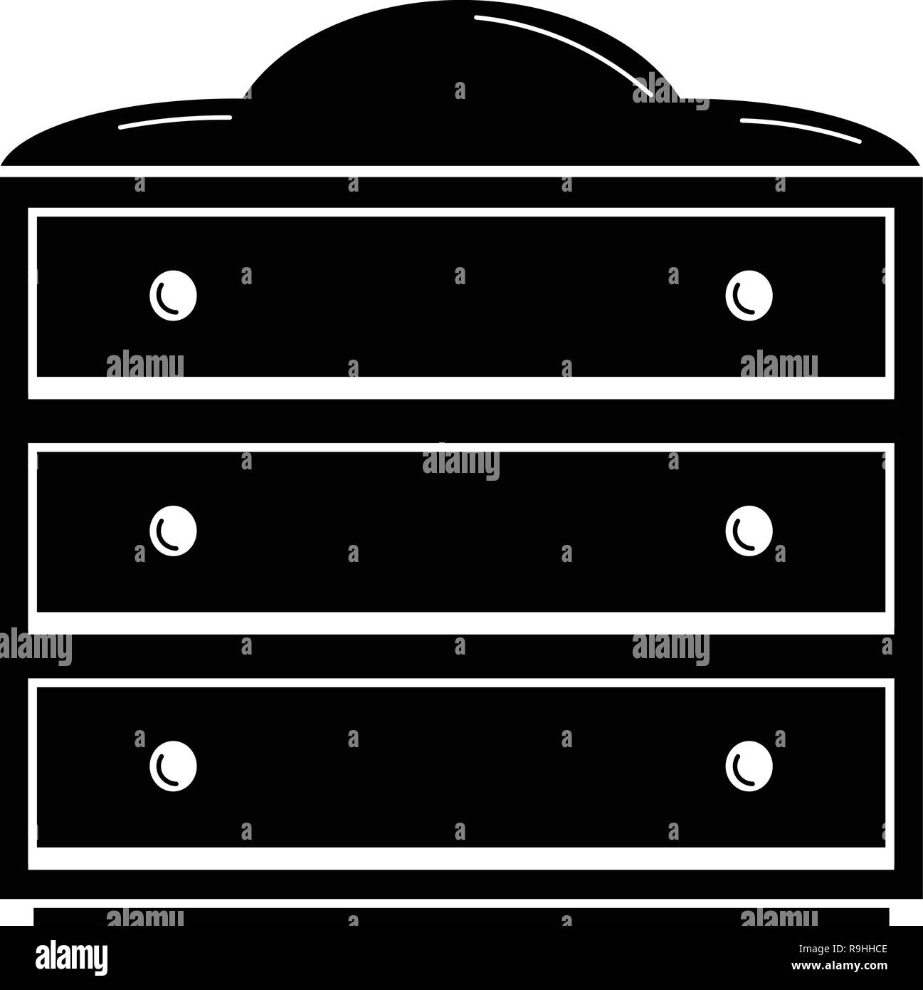Drawer Icon Simple Style Stock Vector Image And Art Alamy