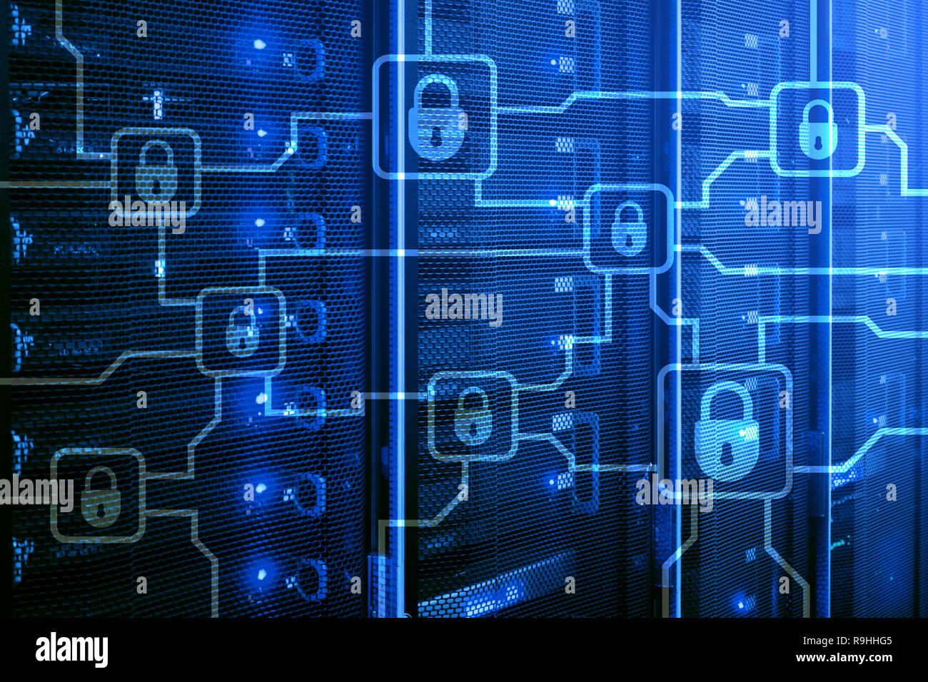 Blochain information encryption. Cyber security, crypto currency Stock ...