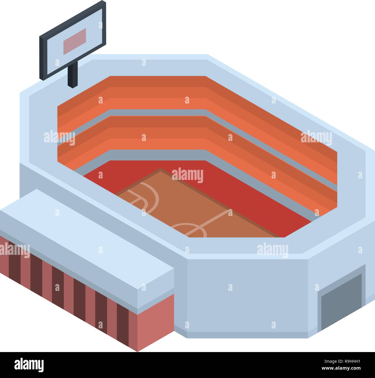 Basketball arena icon, isometric style Stock Vector Image & Art - Alamy