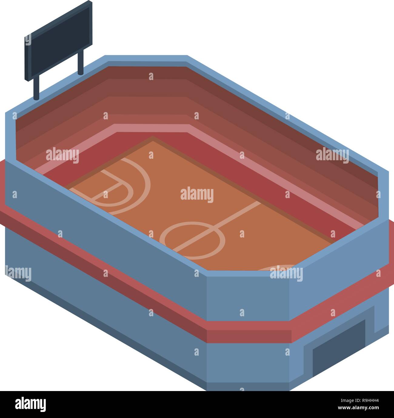 Basketball stadium icon, isometric style Stock Vector Image & Art - Alamy