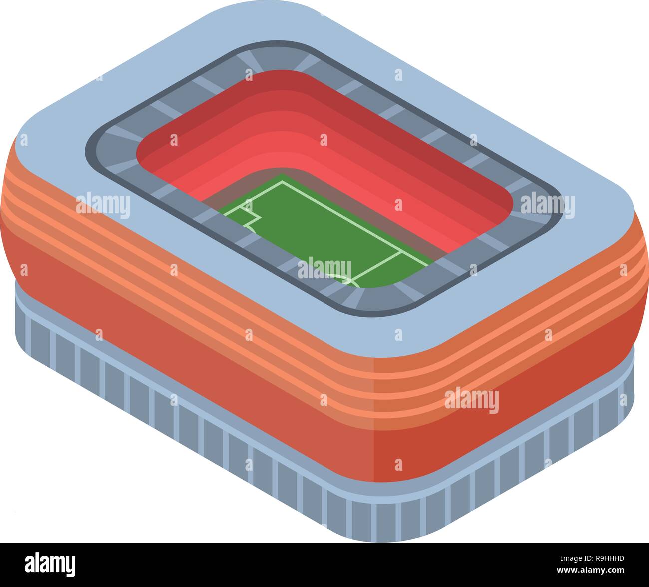 Football stadium icon, isometric style Stock Vector Image & Art - Alamy