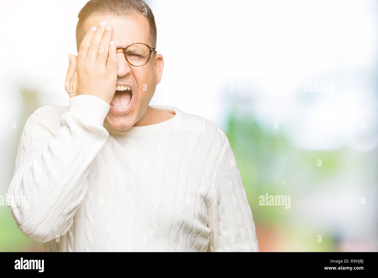 Half Face Arab Man High Resolution Stock Photography and Images - Alamy