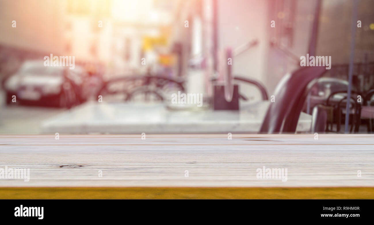 Wooden park table hi-res stock photography and images - Alamy