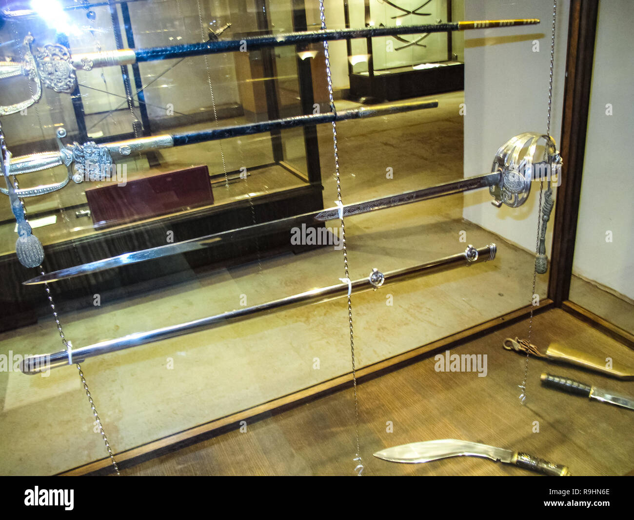 St Petersburg, Russia - June 14, 2018: Museum of Blade Weapons ...