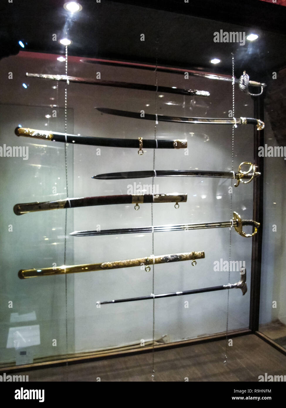 St Petersburg, Russia - June 14, 2018: Museum of Blade Weapons ...