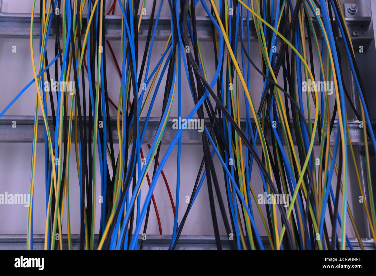 Power cables inside house hi-res stock photography and images - Alamy