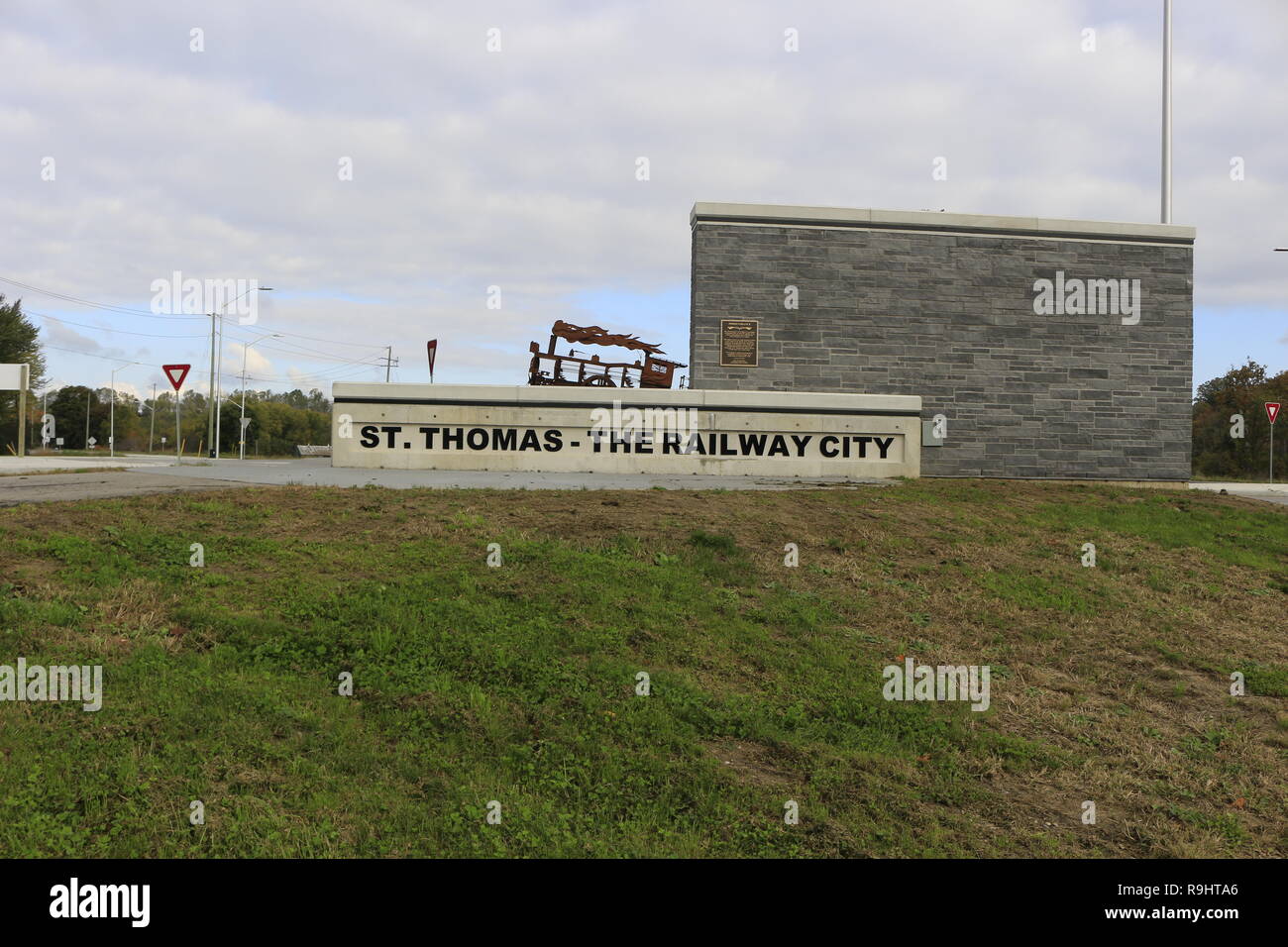 editorial photograph for st.thomas Ontario - The railway city Stock ...