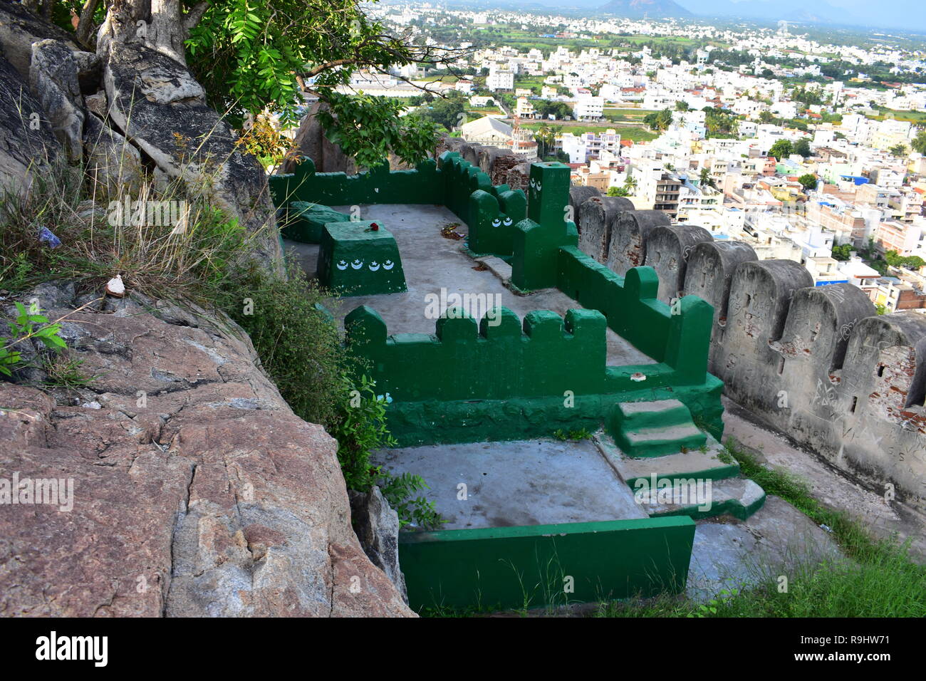 Namakkal, Tamilnadu - India - October 17, 2018: Mosque in Namakkal Fort ...