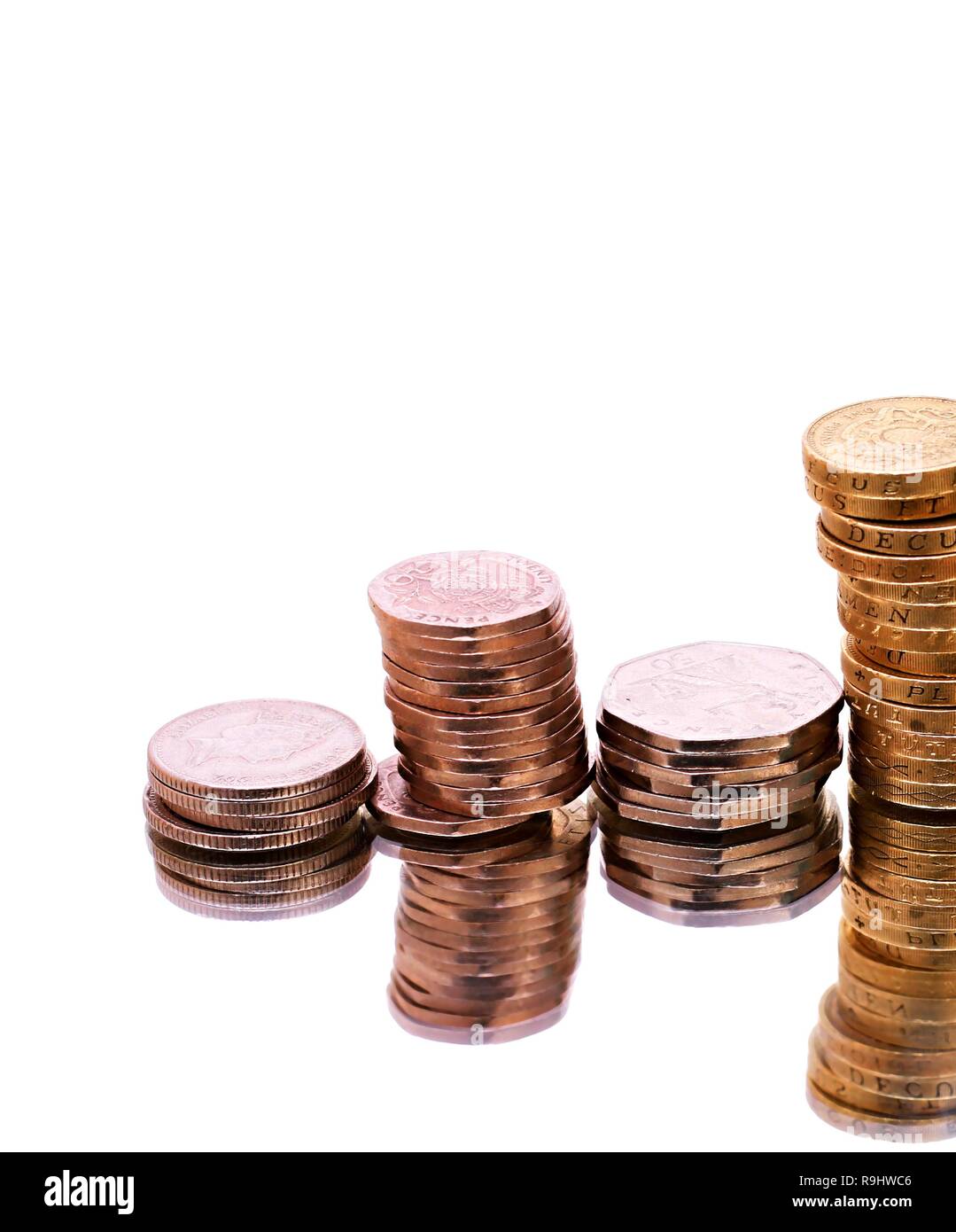 Money piled up hi-res stock photography and images - Alamy