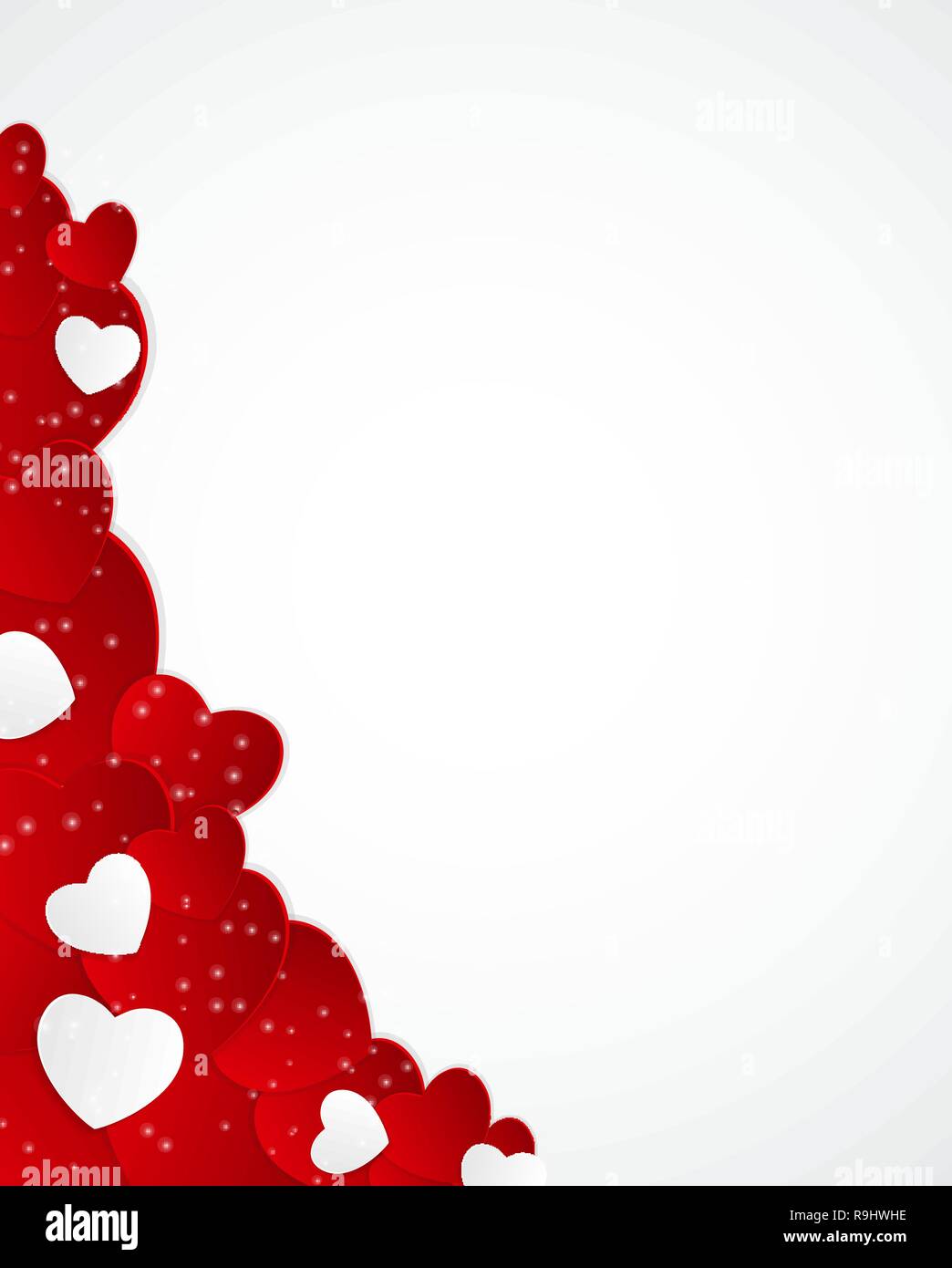 A fancy beautiful Poster Card with place for text. Vector Illustration ...