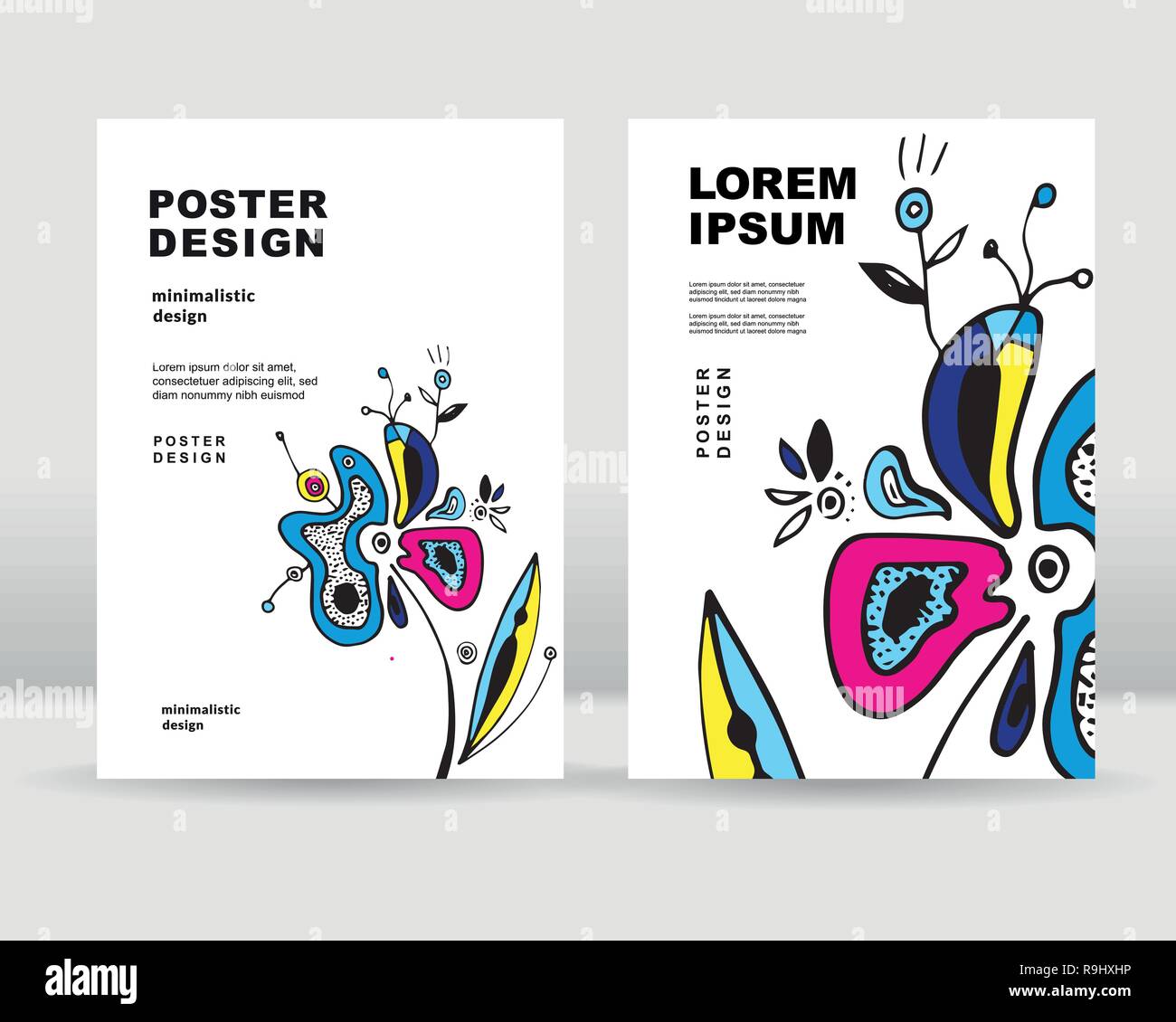 Abstract flowers background. It can be used for posters, cards, flyers ...