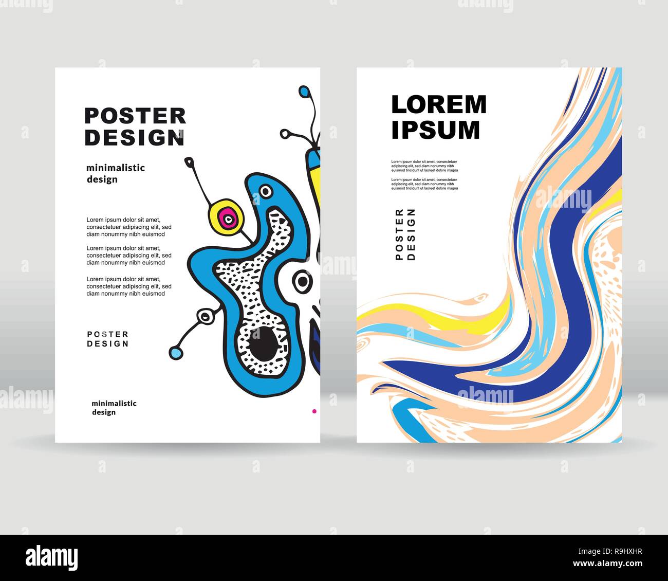 Abstract flowers background. It can be used for posters, cards, flyers ...