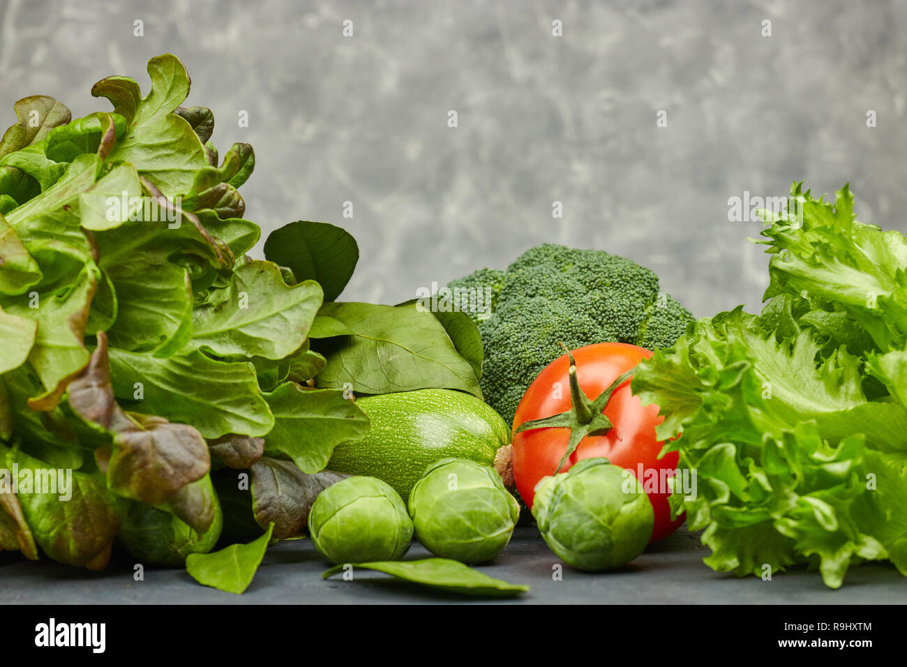 set of vegetables. fresh colorful organic vegetables in rustic style ...
