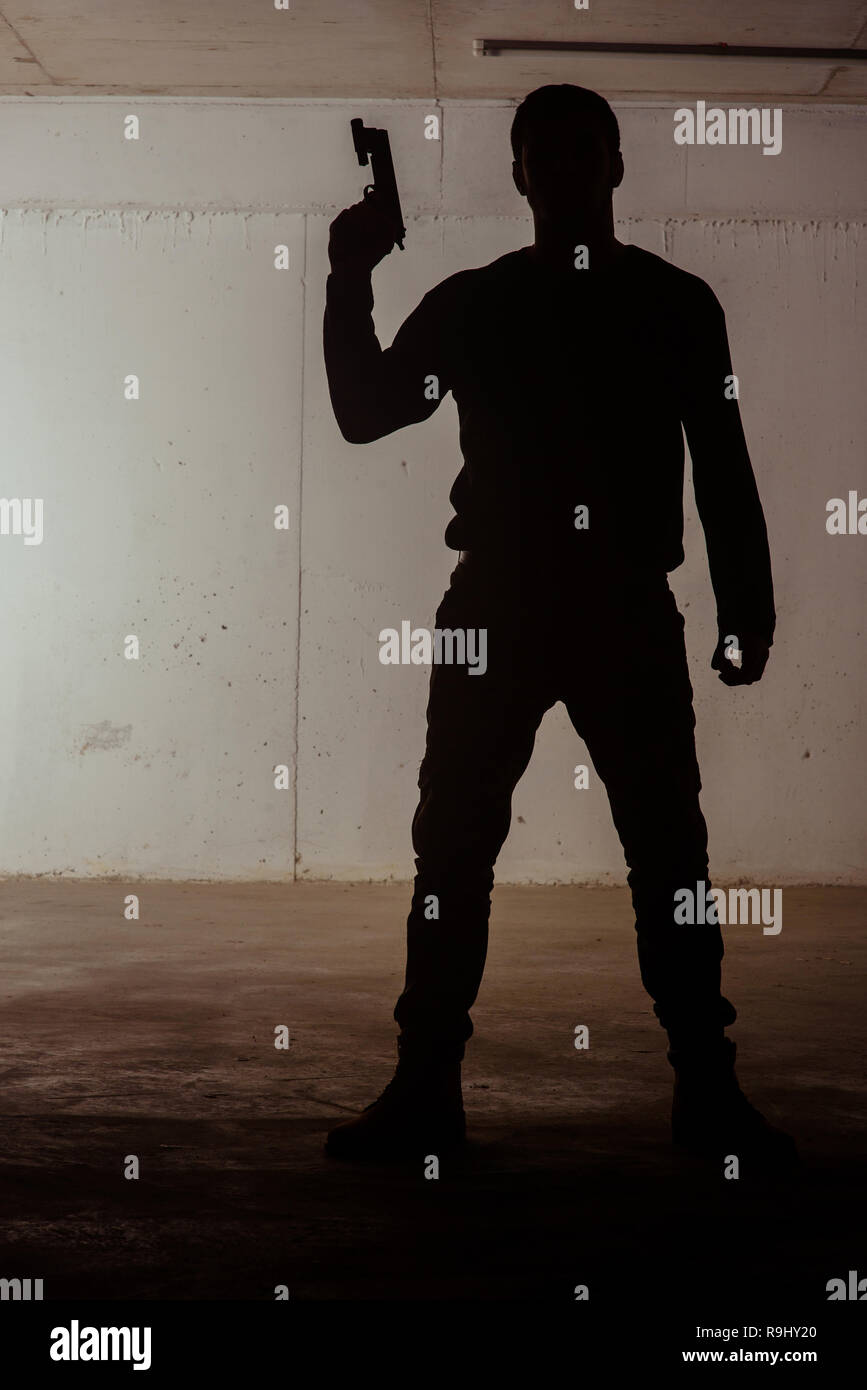 Hand Holding Gun Profile High Resolution Stock Photography and Images ...