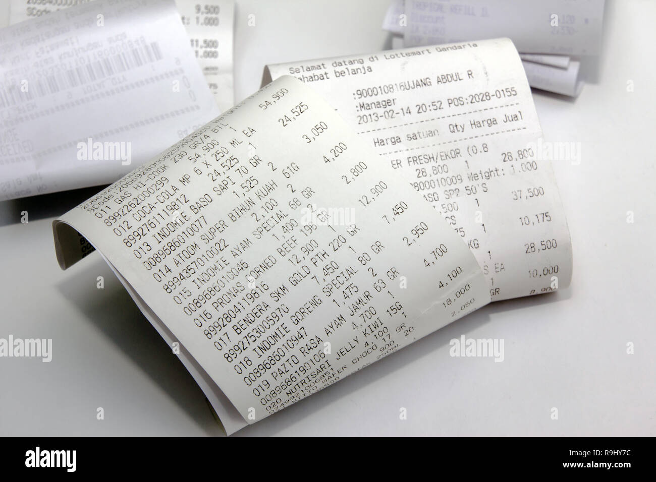 Constructive receipt hi-res stock photography and images - Alamy