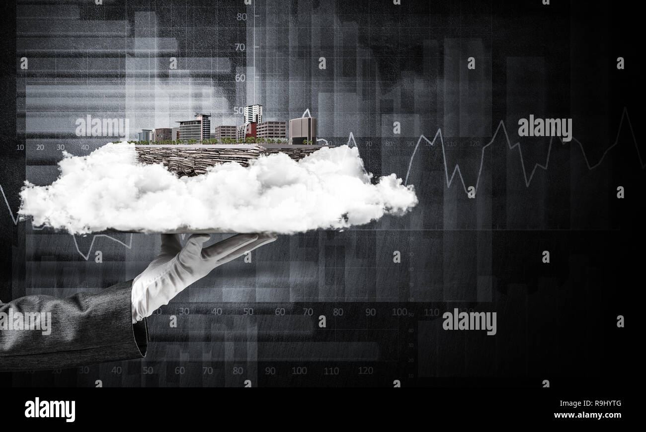 Concept of modern urban development Stock Photo - Alamy