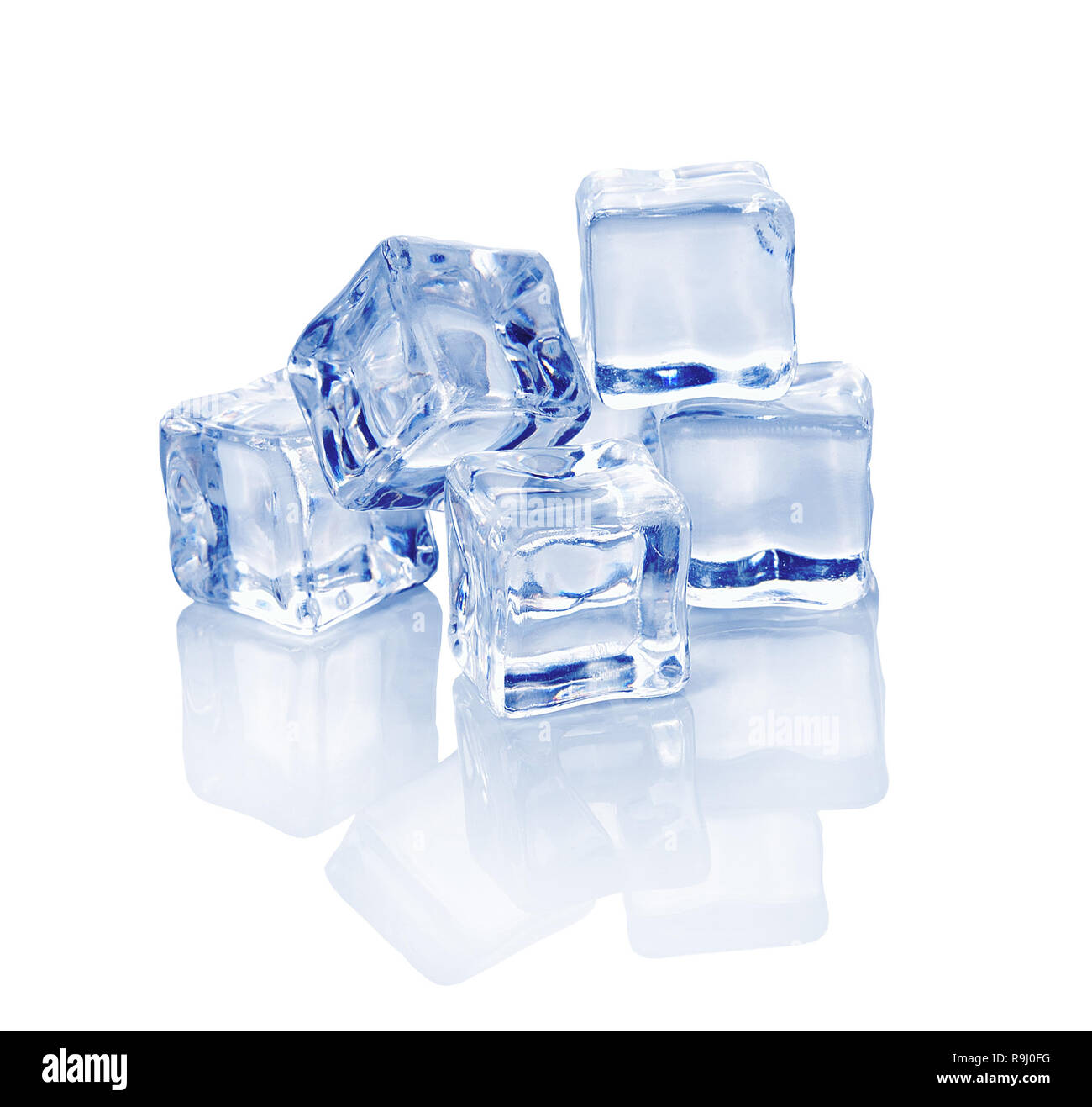 ice isolated on white background Stock Photo - Alamy