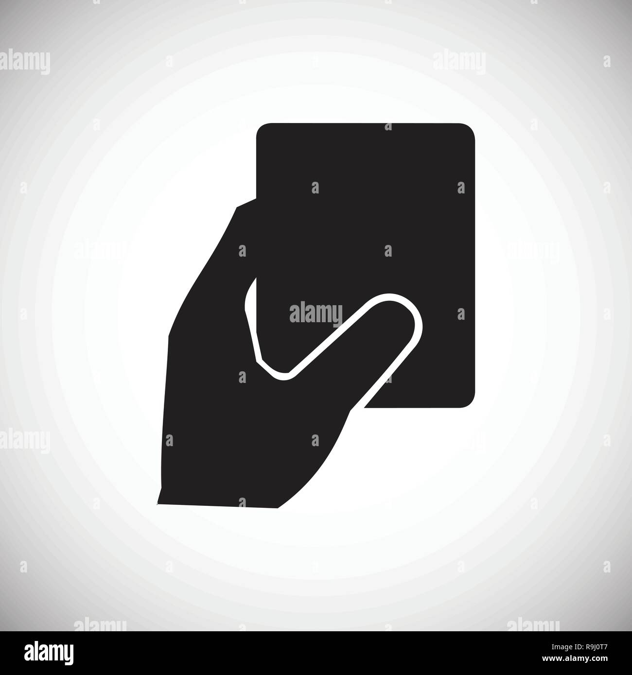 Football card icon on white background for graphic and web design ...