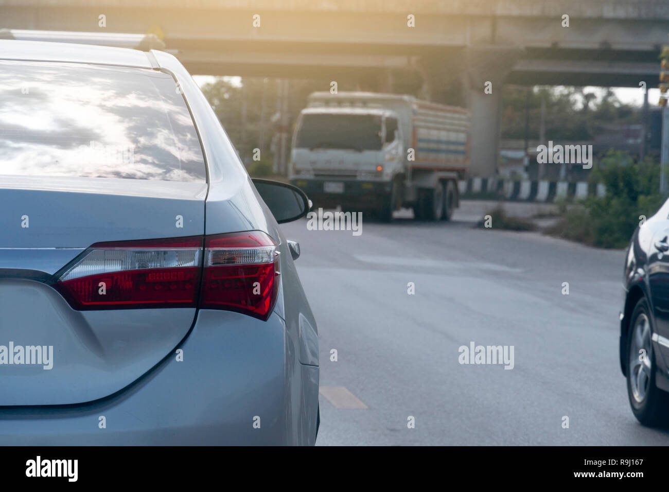 Dark silver car hi-res stock photography and images - Alamy