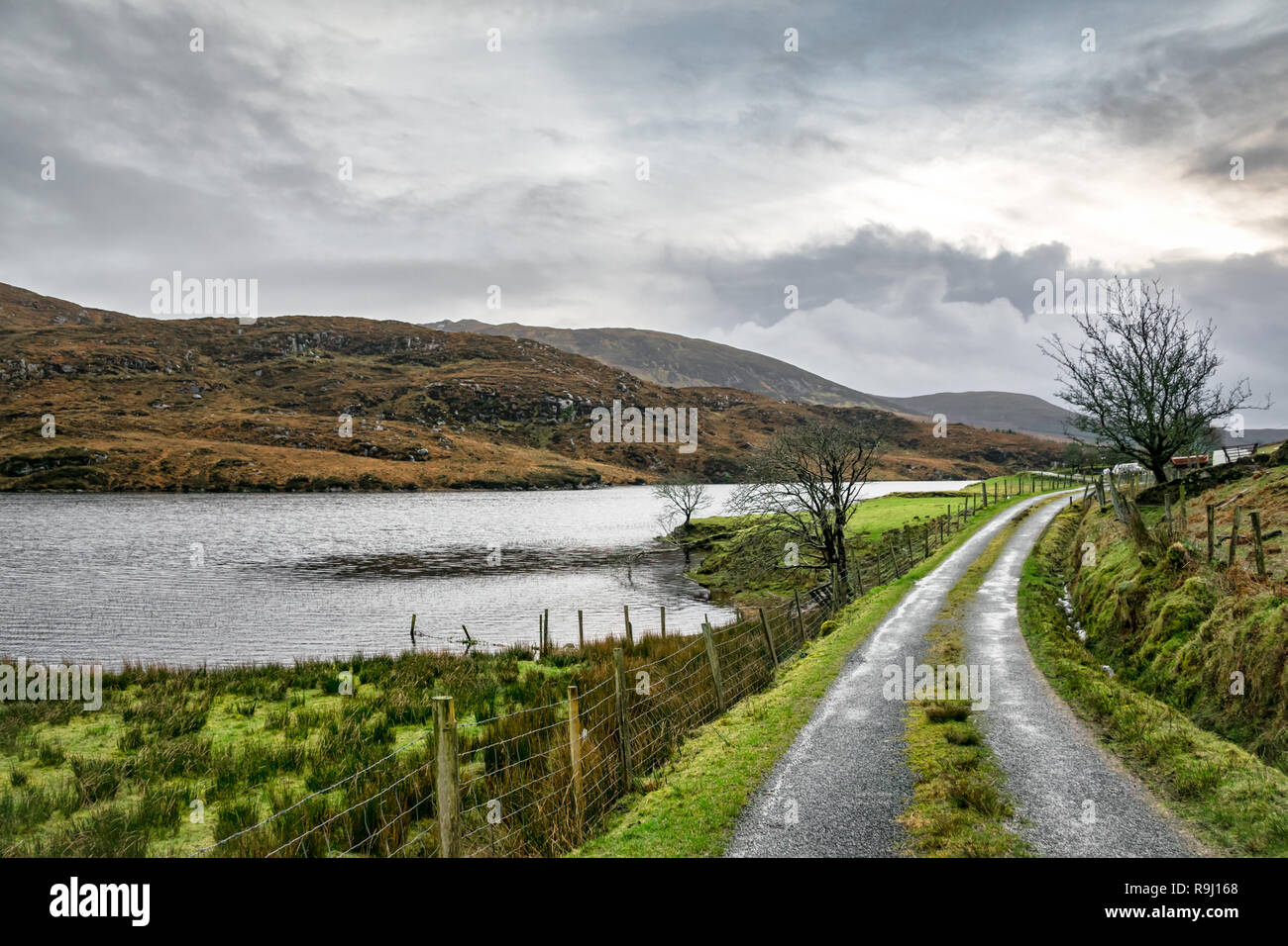 Donegal road hi-res stock photography and images - Alamy