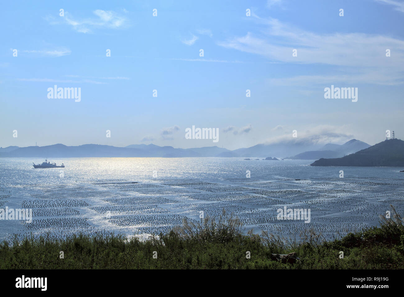 The blue sea Stock Photo - Alamy