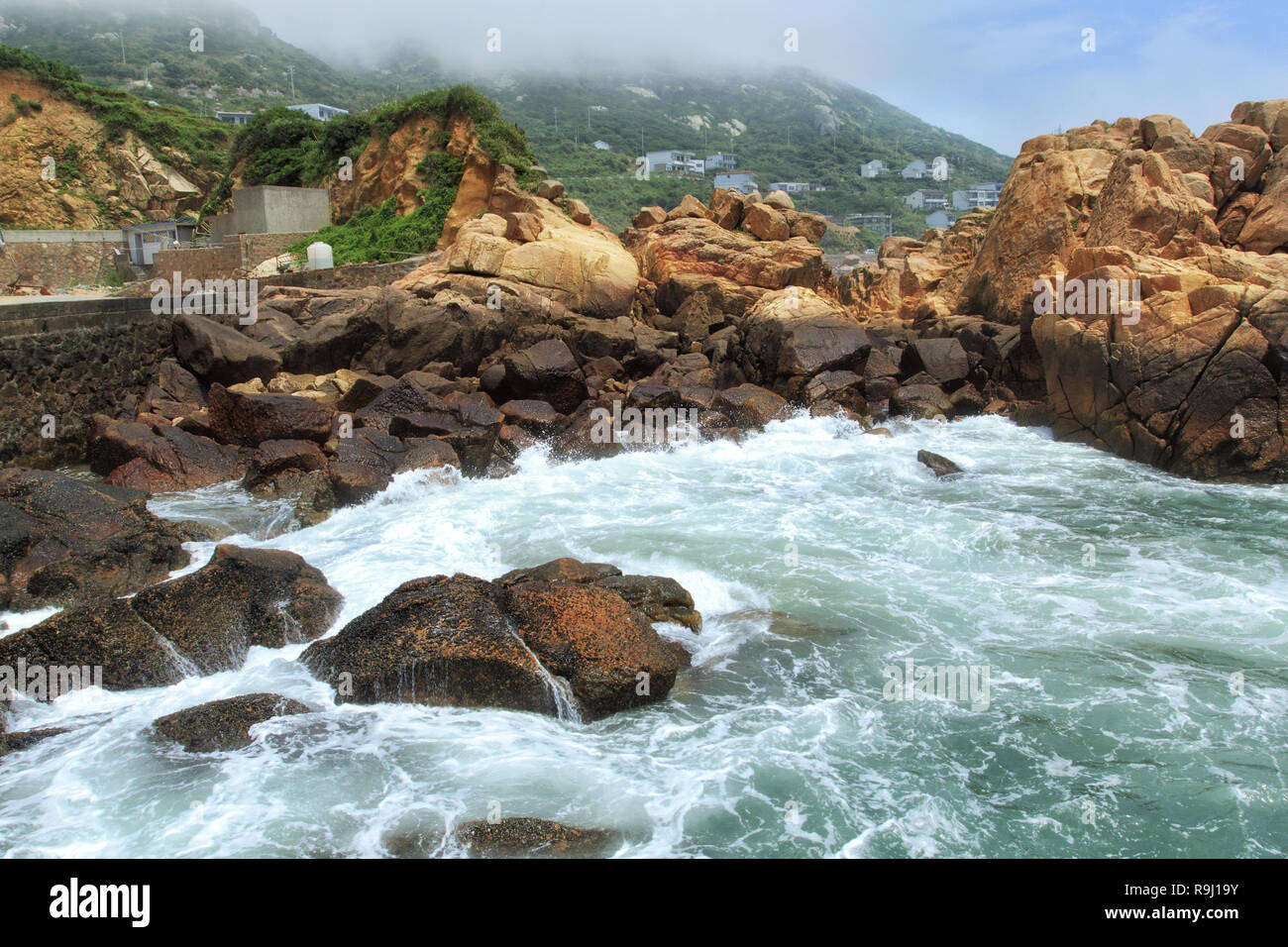 The blue sea Stock Photo - Alamy