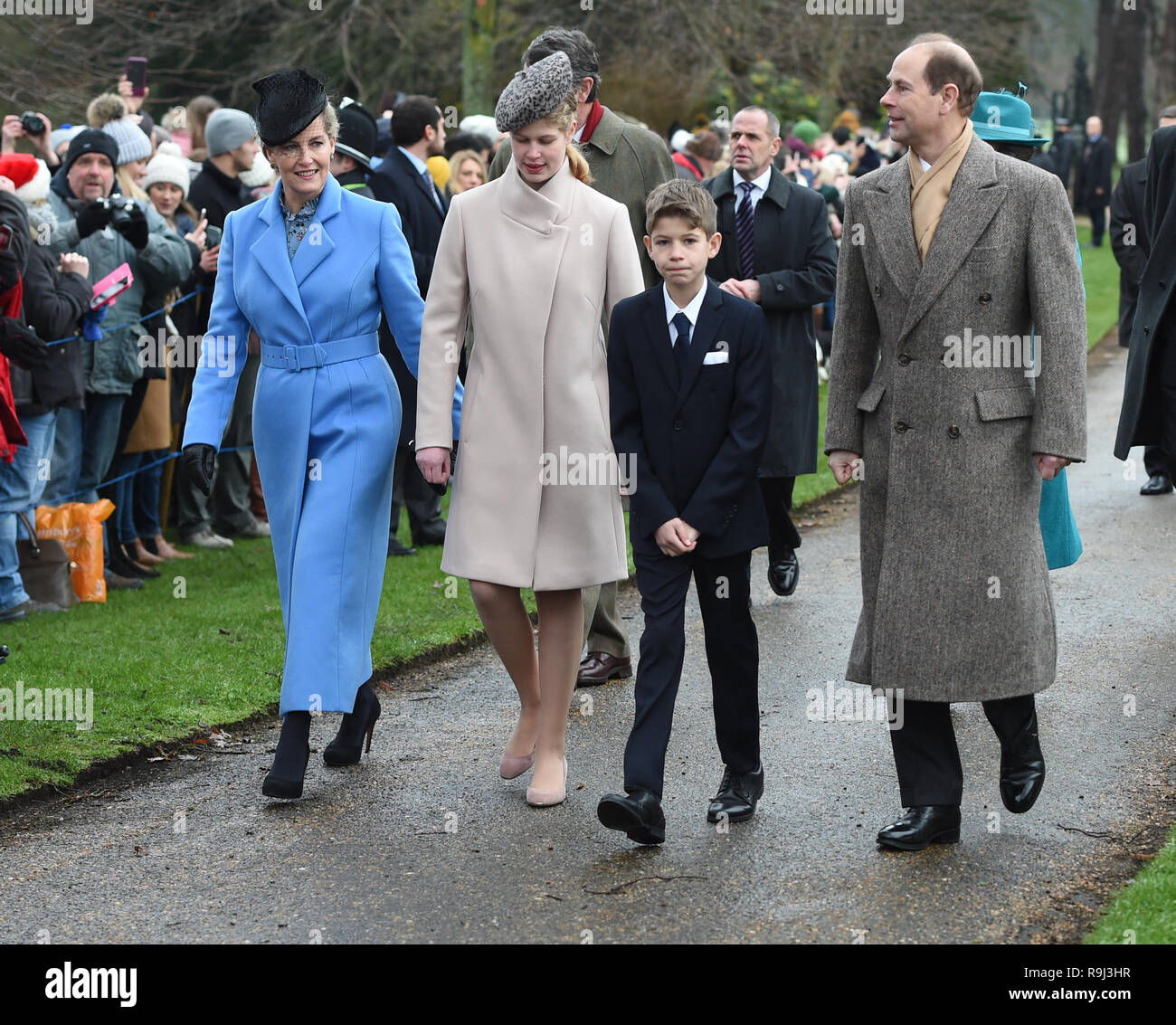 The Countess of Wessex, Lady Louise Windsor, James Viscount Severn and ...