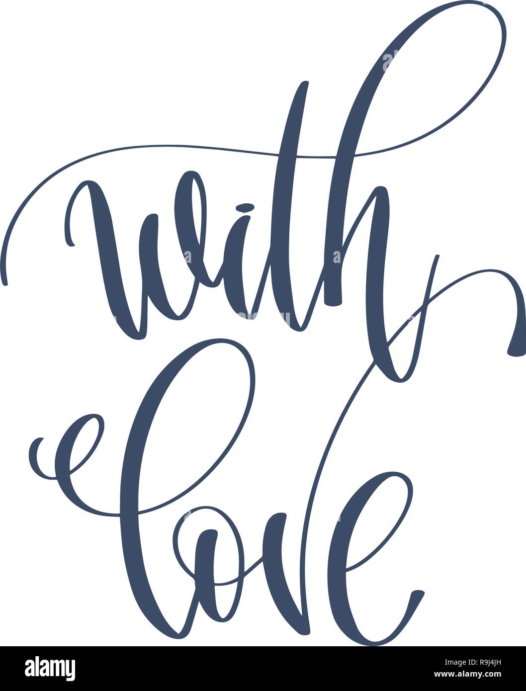 Hand made lettering inscription Stock Vector Images - Alamy