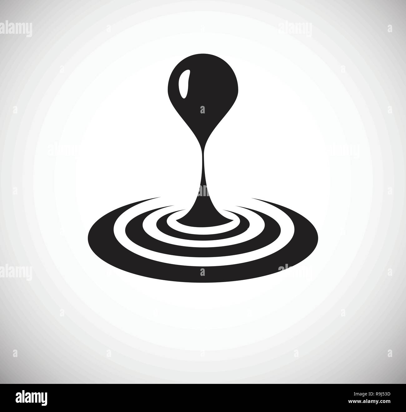 Water in nature icon on white background for graphic and web design ...