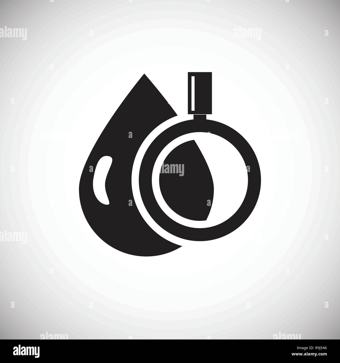 Water control icon on white background for graphic and web design ...