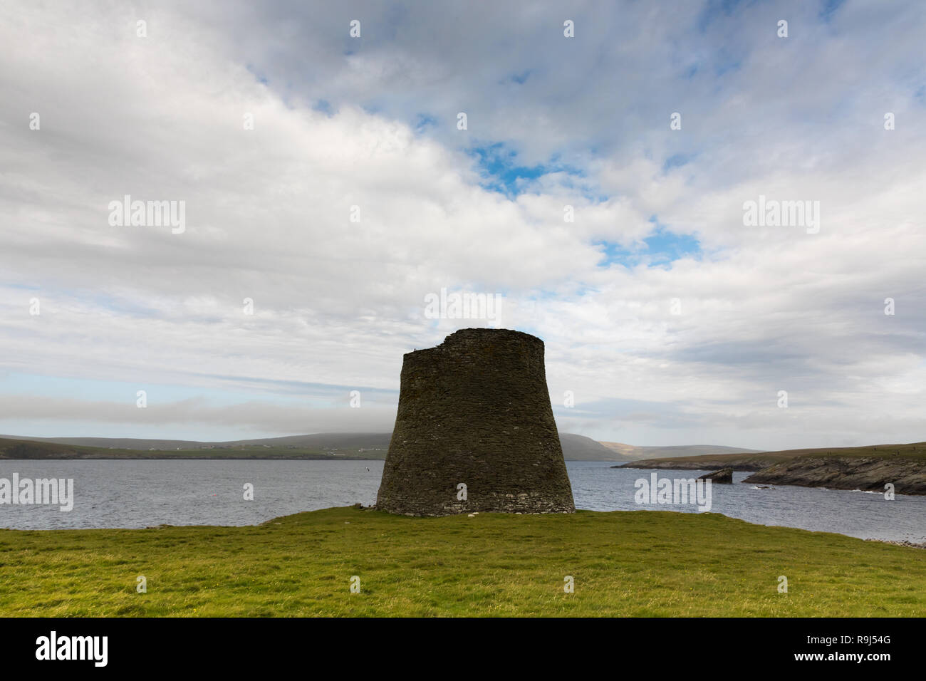Mousa Broch, Shetland, UK Stock Photo - Alamy