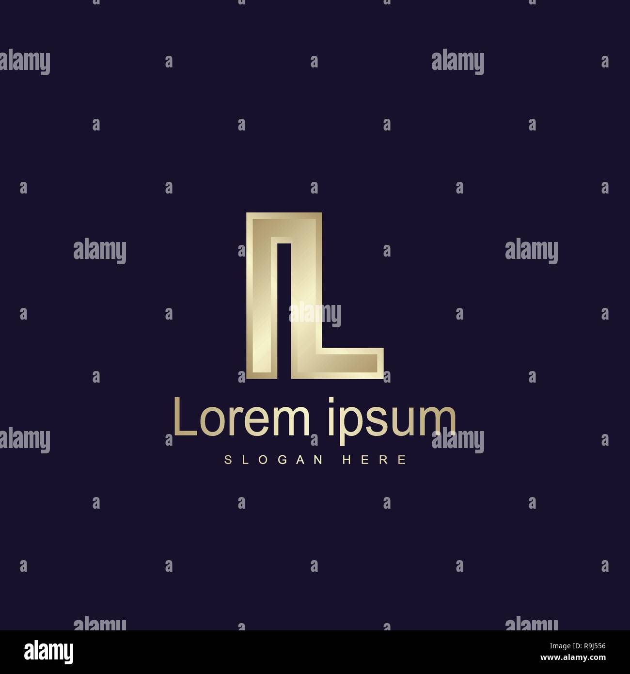 Initial Letter IL Logo Template Vector Design Stock Vector Image & Art ...