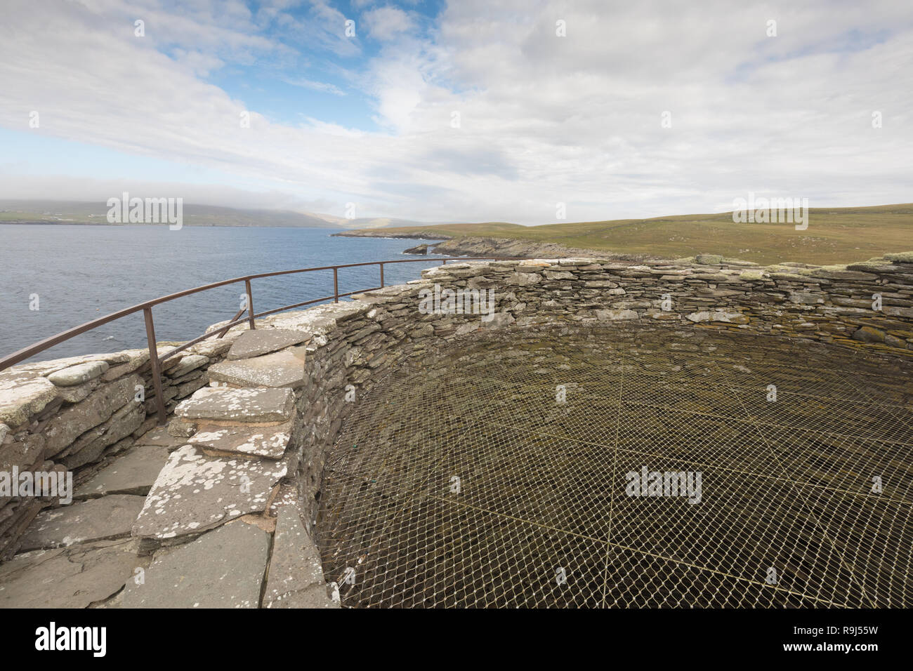 Mousa Broch, Shetland, UK Stock Photo - Alamy