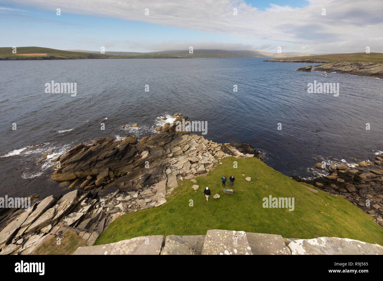 Mousa Broch, Shetland, UK Stock Photo - Alamy