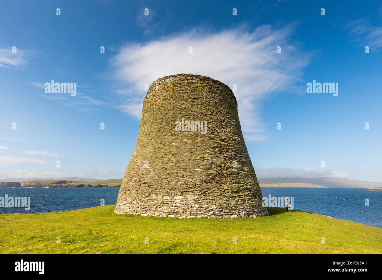 Mousa Broch, Shetland, UK Stock Photo - Alamy