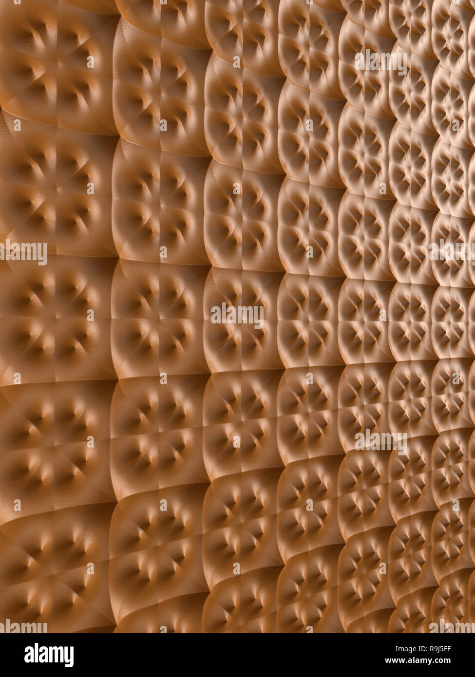 Brown 3d effect glossy leather textured background pattern Stock Photo ...