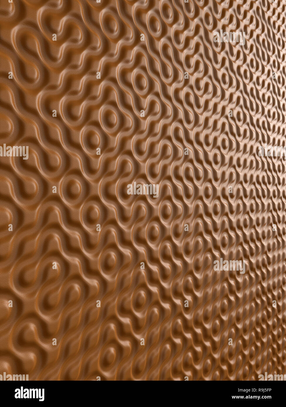 Brown 3d effect glossy leather textured background pattern Stock Photo ...