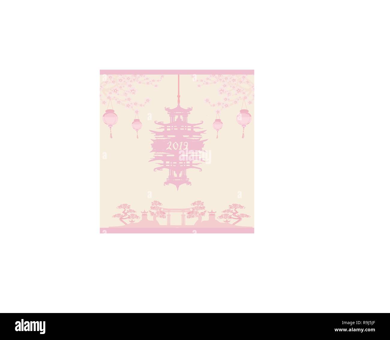 Mid-Autumn Festival for Chinese New Year - card Stock Vector Image ...