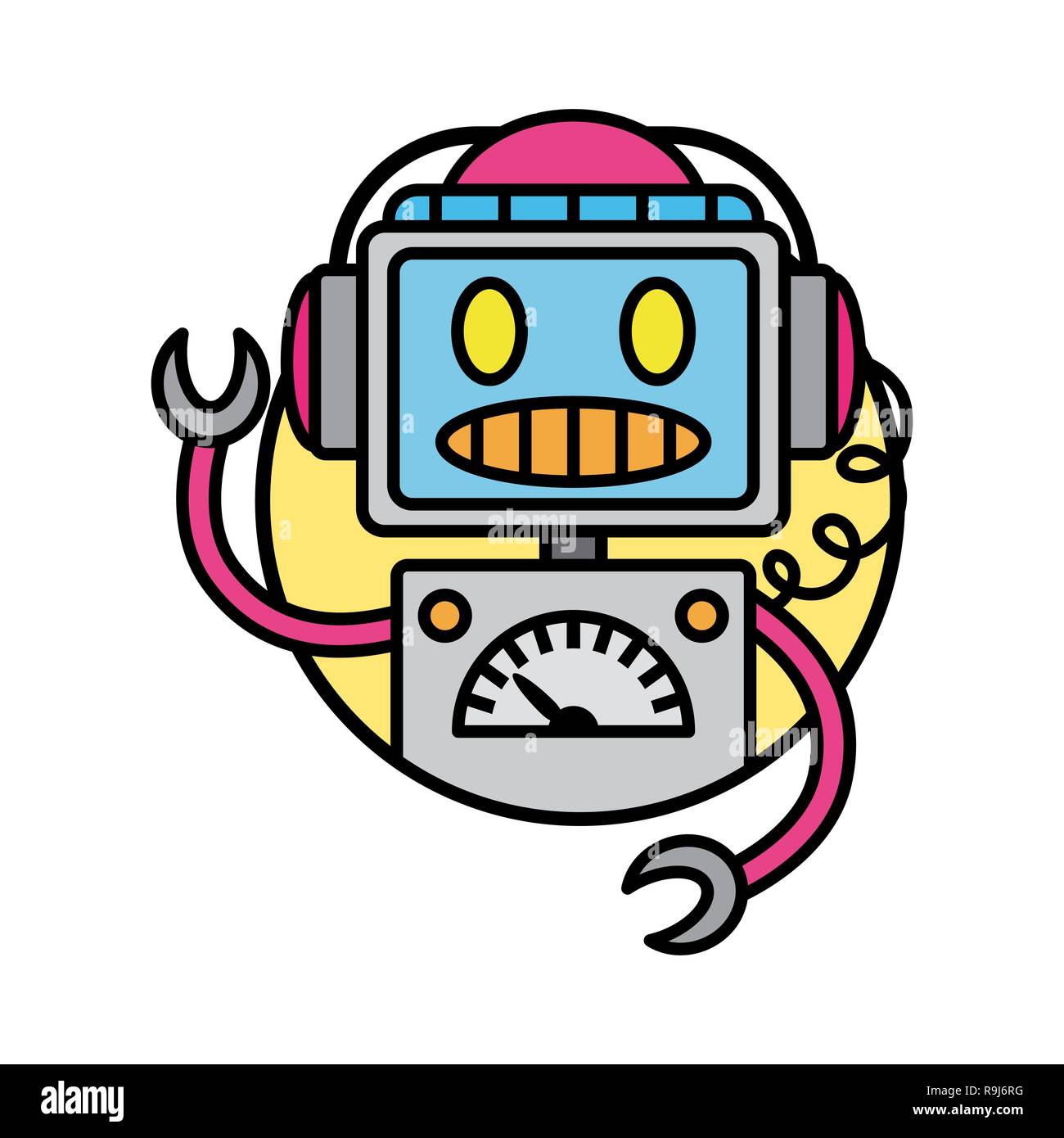 Android robot logo app icon hi-res stock photography and images - Alamy
