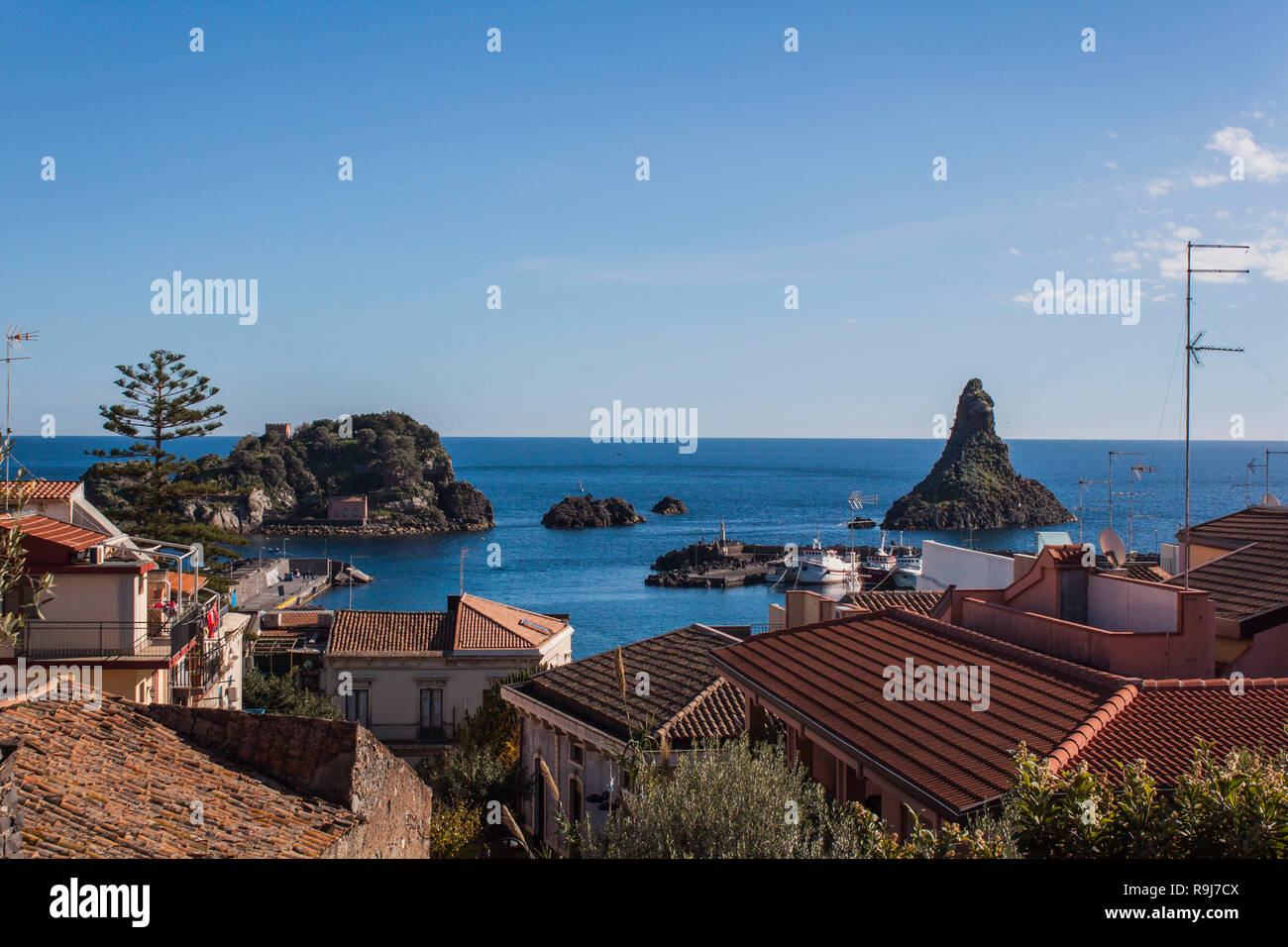 Views of Acitrezza Stock Photo - Alamy