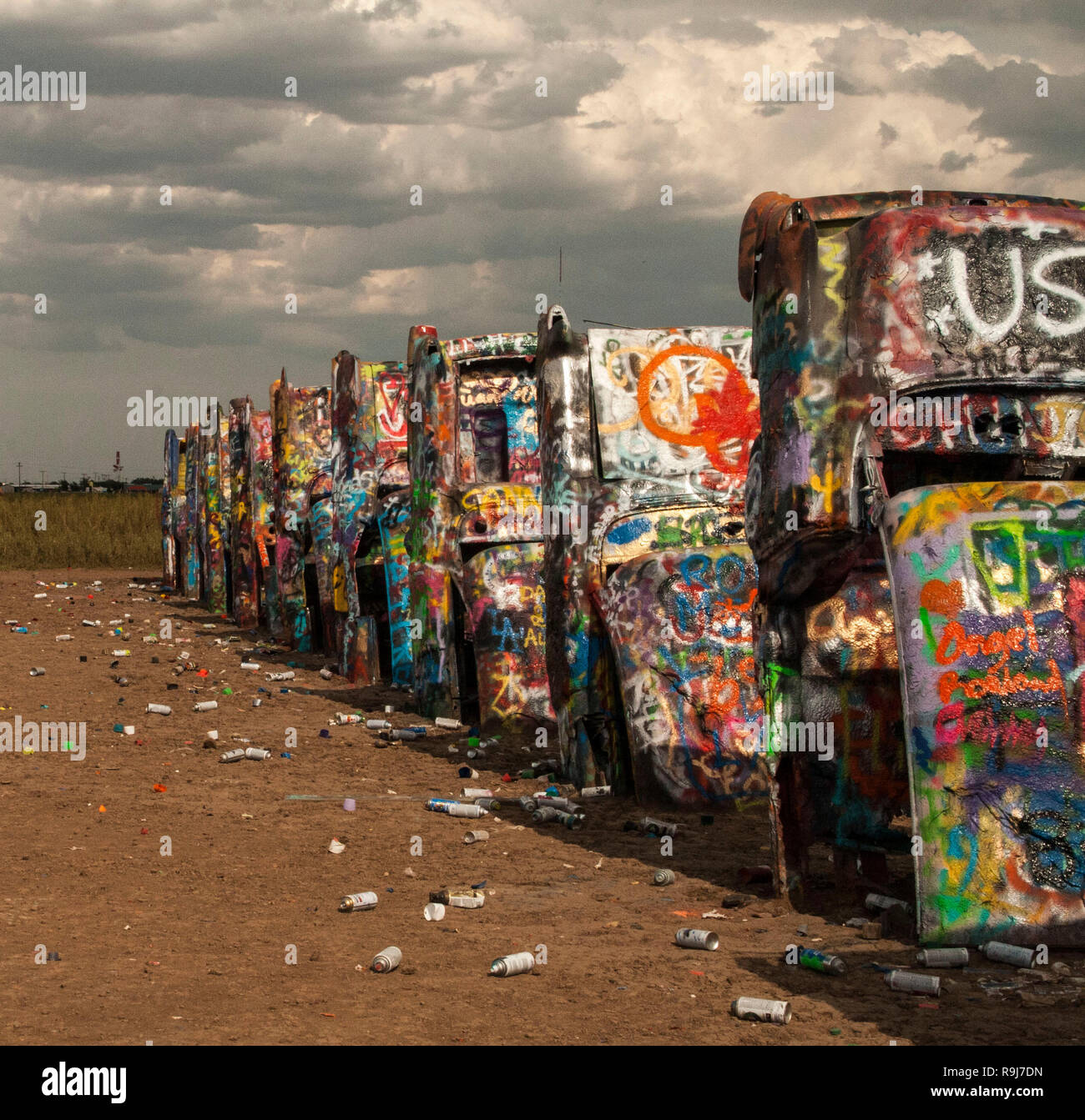 Cadillac ranch route 66 amarillo hi-res stock photography and images ...
