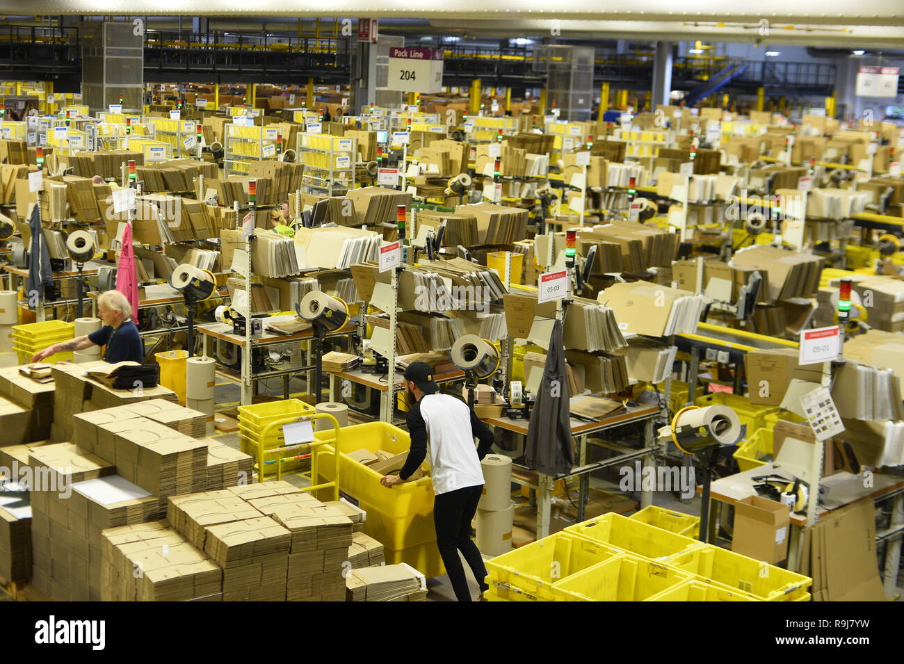 IN PHOTO: Final part of the process before being loaded onto delivery ...