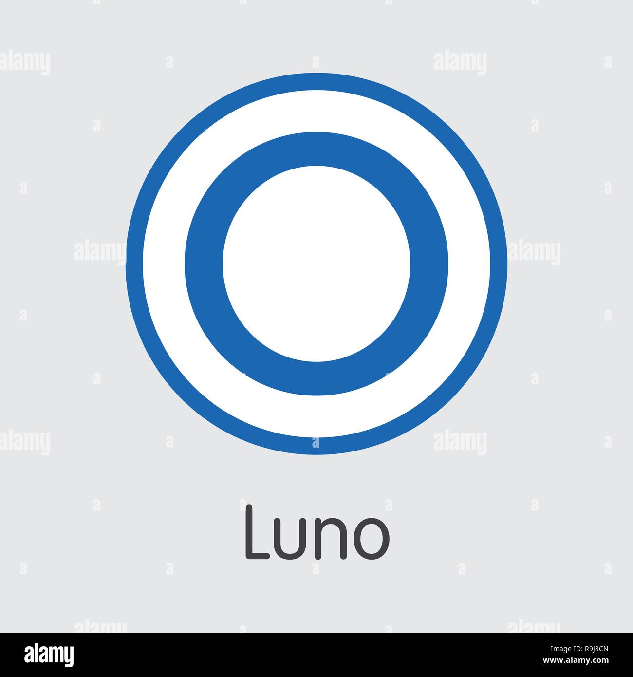 Exchange - Luno Copy. The Crypto Coins or Cryptocurrency Logo Stock ...