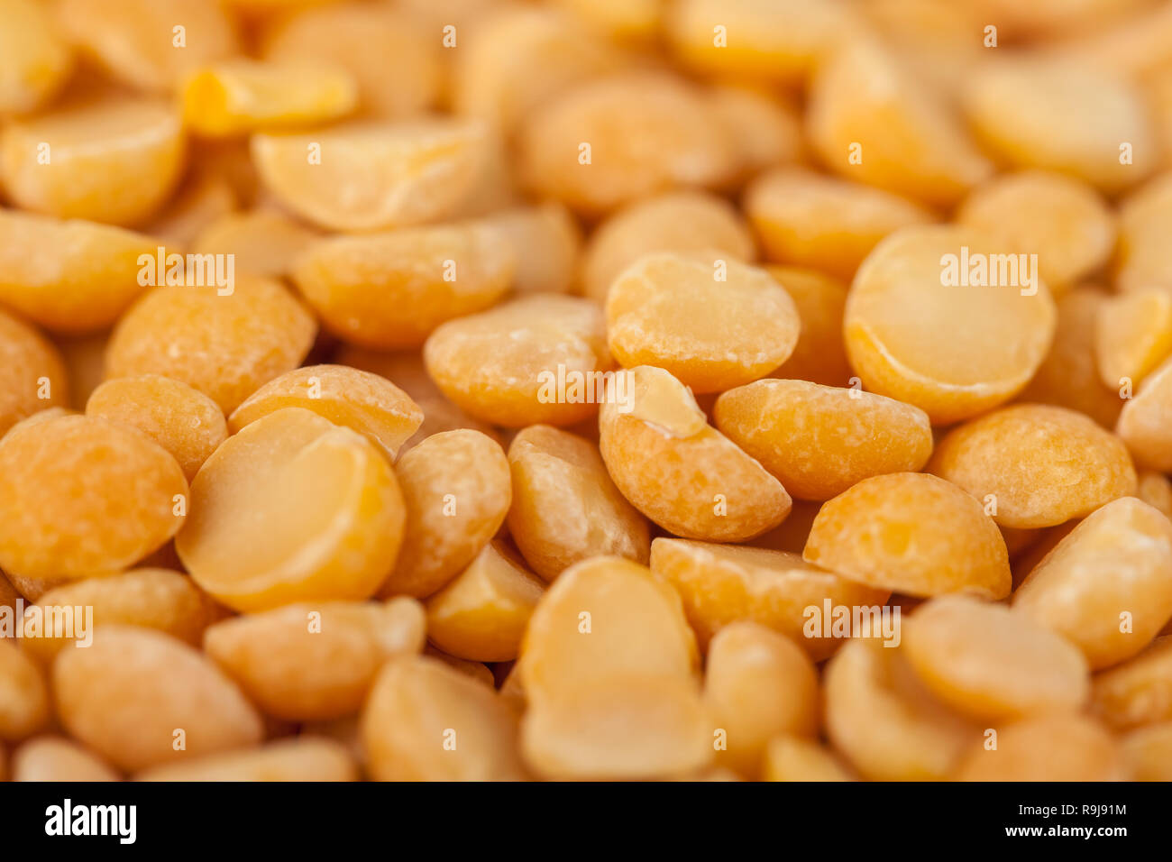 Yellow split mustard seeds for backgrounds or textures, healthy food ...