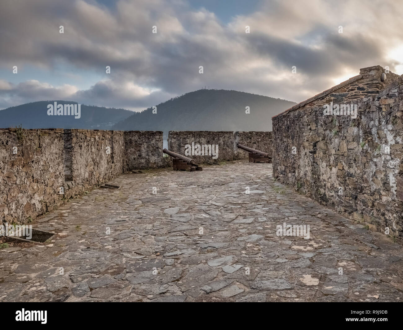 Cannons and merlons of the fortress Castillo de la Concepcion in ...
