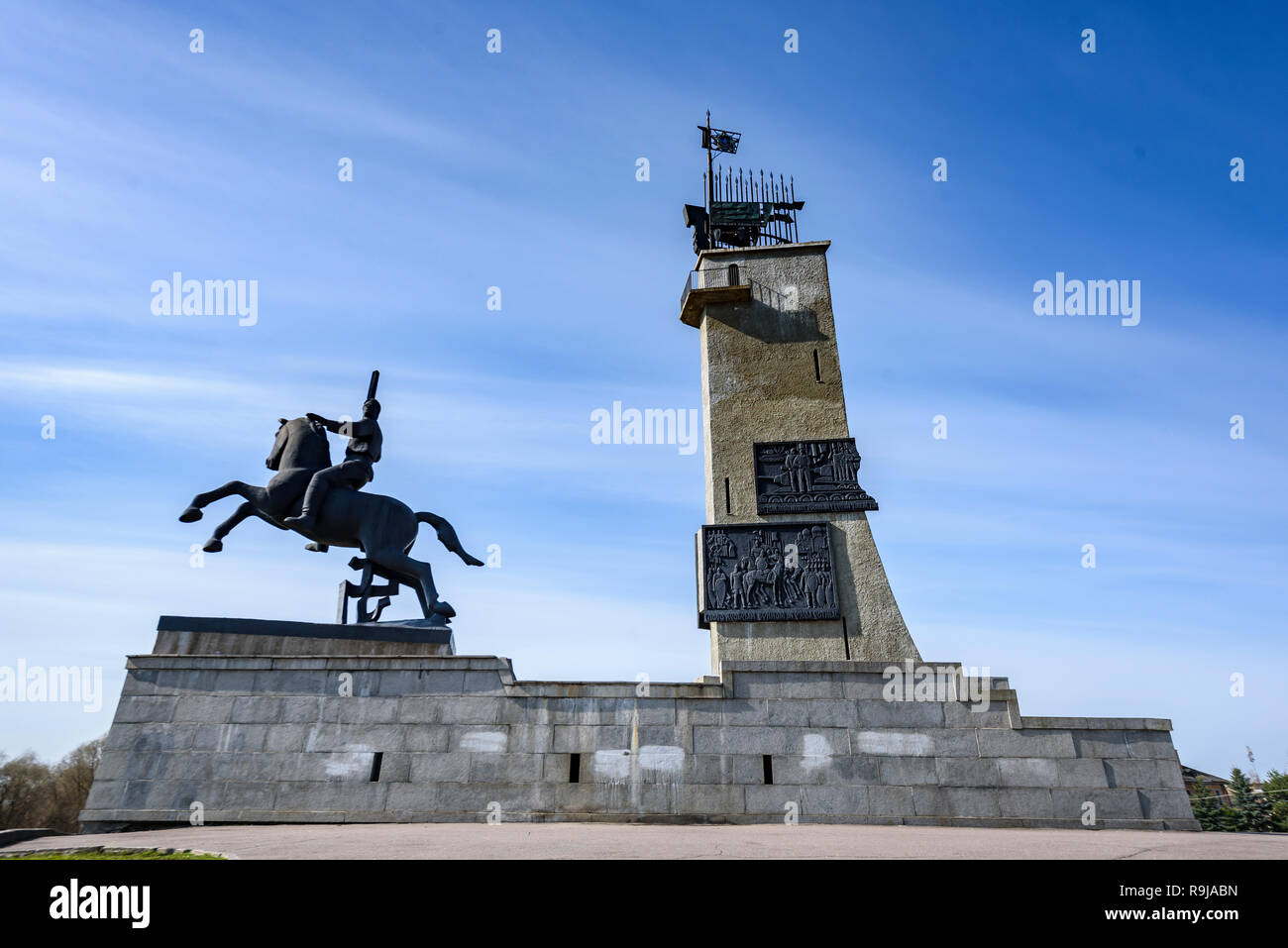 The Victory Monument to the heroes of Veliky Novgorod who fought in ...