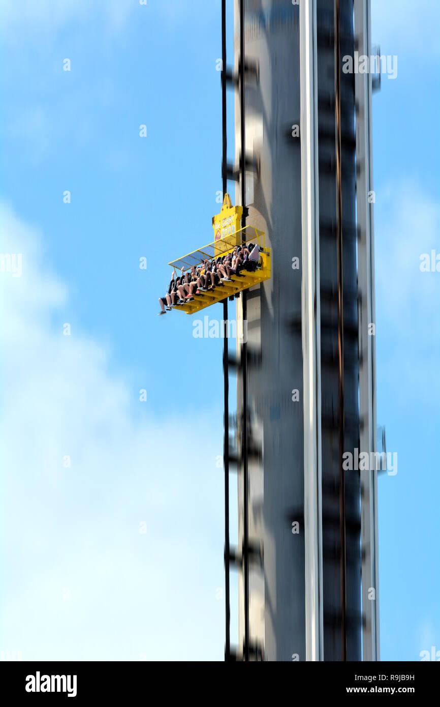 Free Fall Ride High Resolution Stock Photography and Images - Alamy