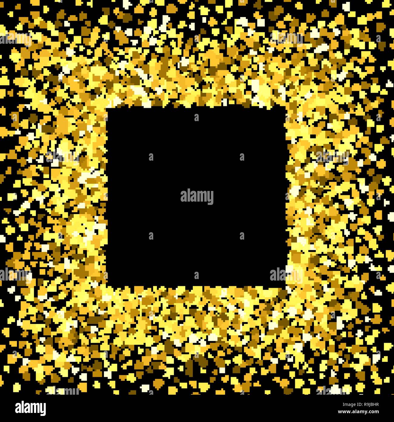 Frame or border of random scatter hearts Stock Vector Image & Art - Alamy