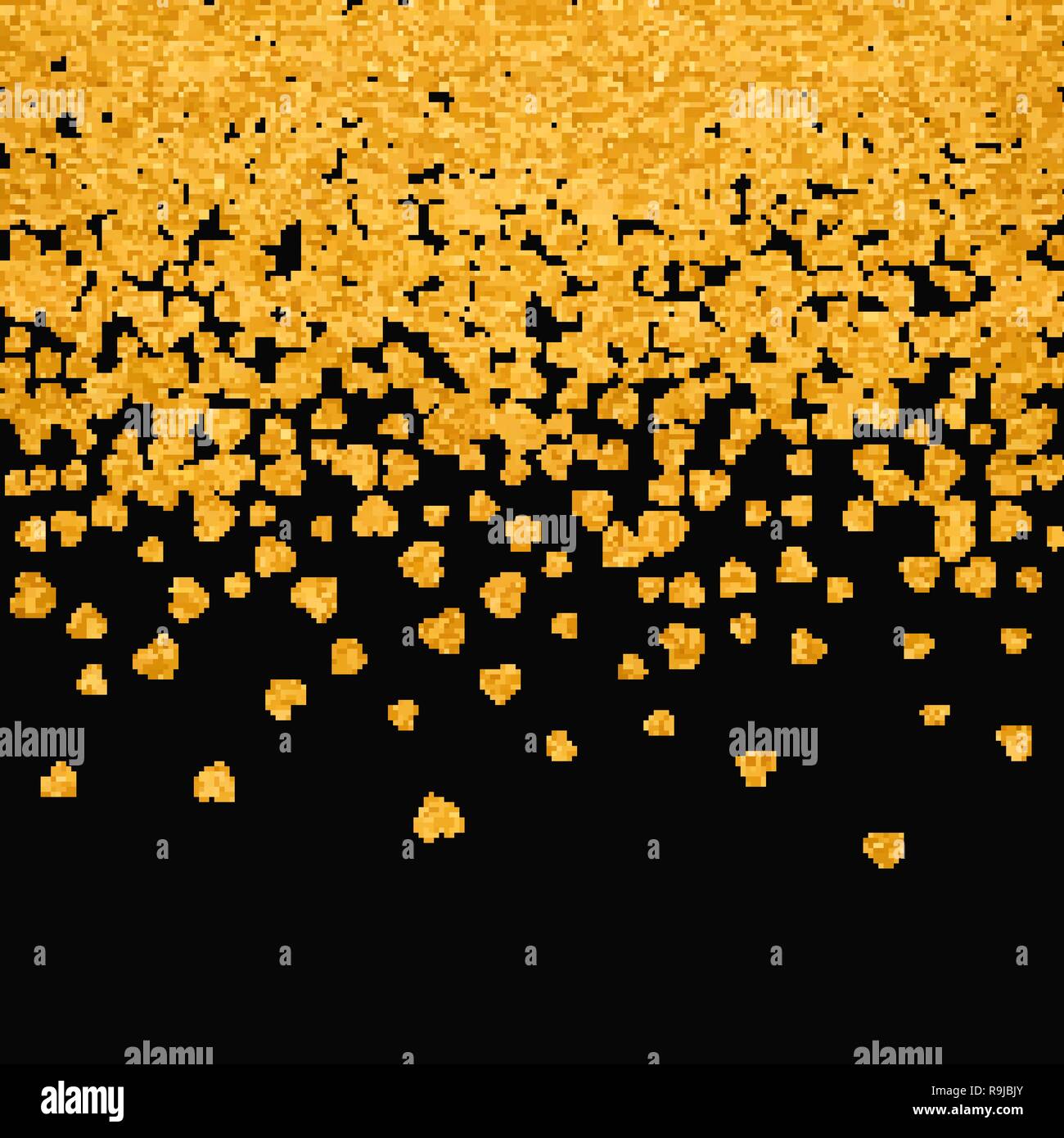 Random falling valentines day Stock Vector Images - Alamy